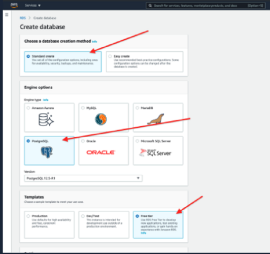 AWS RDS PostgreSQL Instance for Django Project Django.How