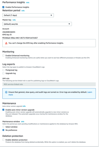AWS RDS PostgreSQL Instance for Django Project Django.How
